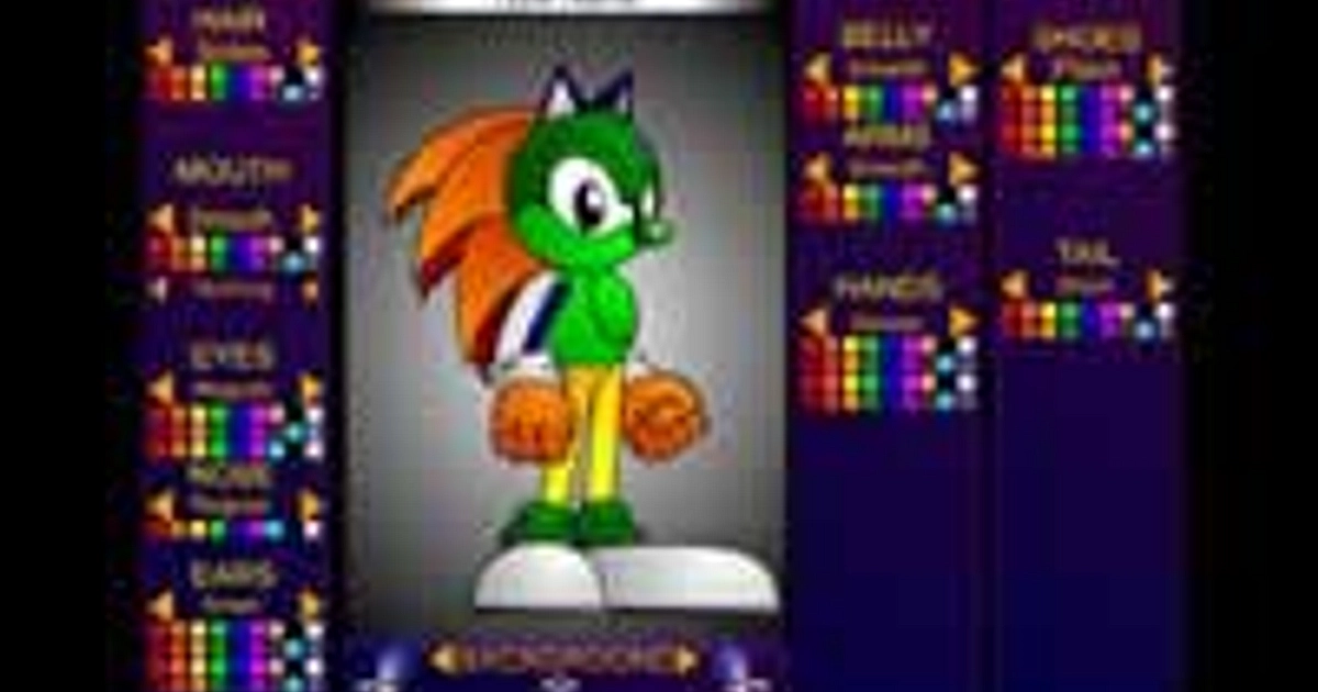 Sonic Character Creator - Online Spel - Speel Nu | Spele.nl