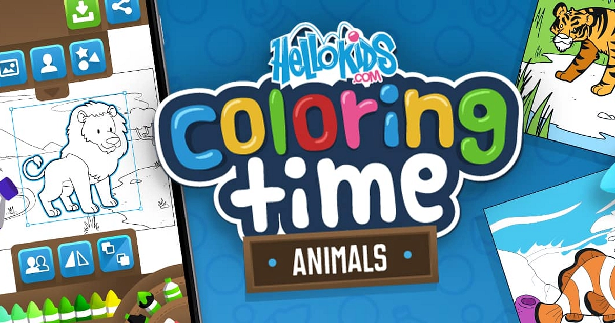 HelloKids Coloring Time - Online Spel - Speel Nu | Spele.nl
