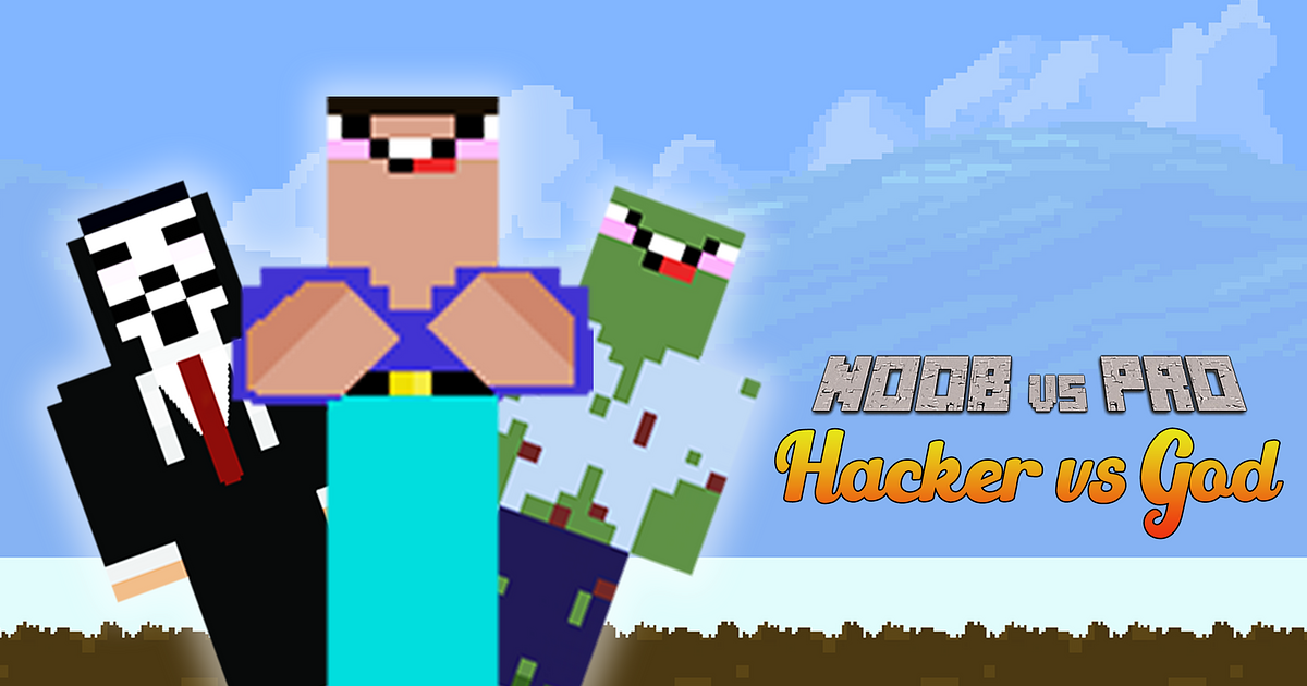 Noob vs Pro vs Hacker vs God - Online Spel - Speel Nu | Spele.nl