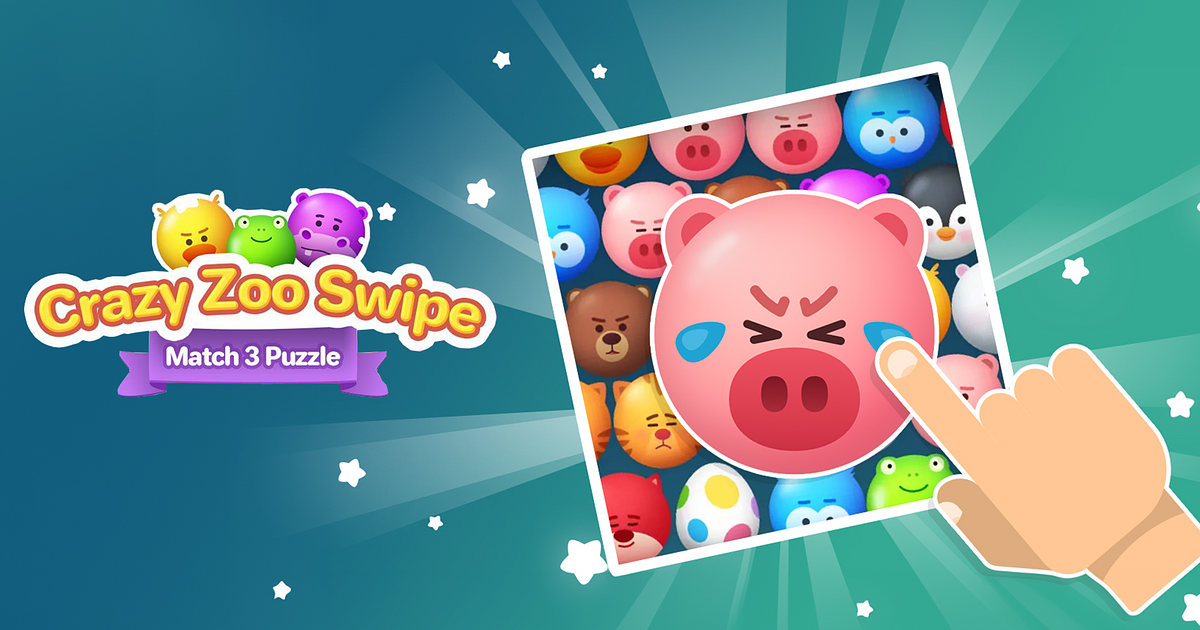 Crazy Zoo Swipe - Online Spel - Speel Nu | Spele.nl