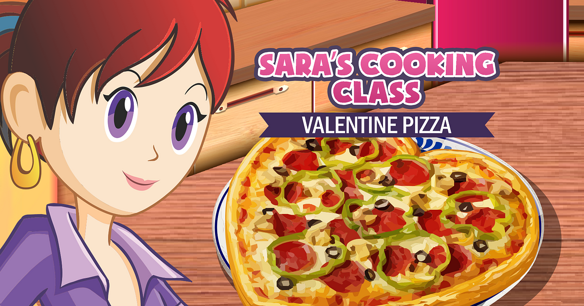 Sara's Cooking Class: Valentine Pizza - Online Spel - Speel Nu | Spele.nl