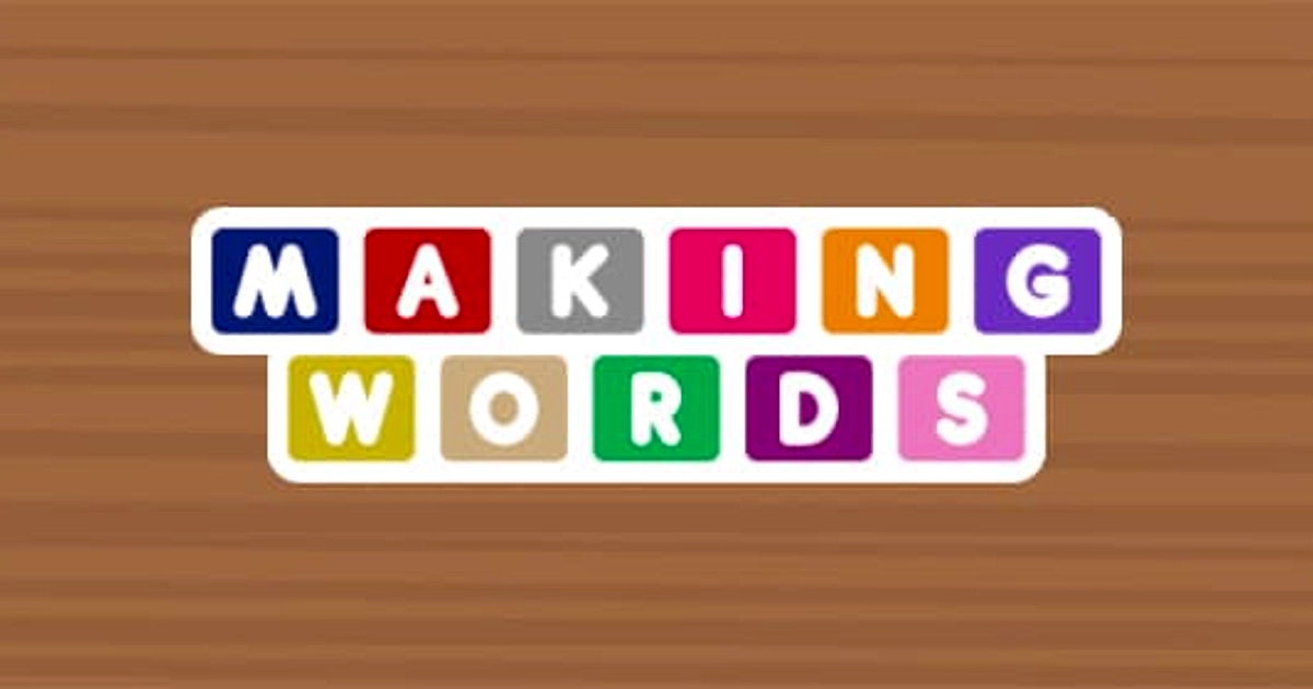 Making Words - Online Spel - Speel Nu | Spele.nl